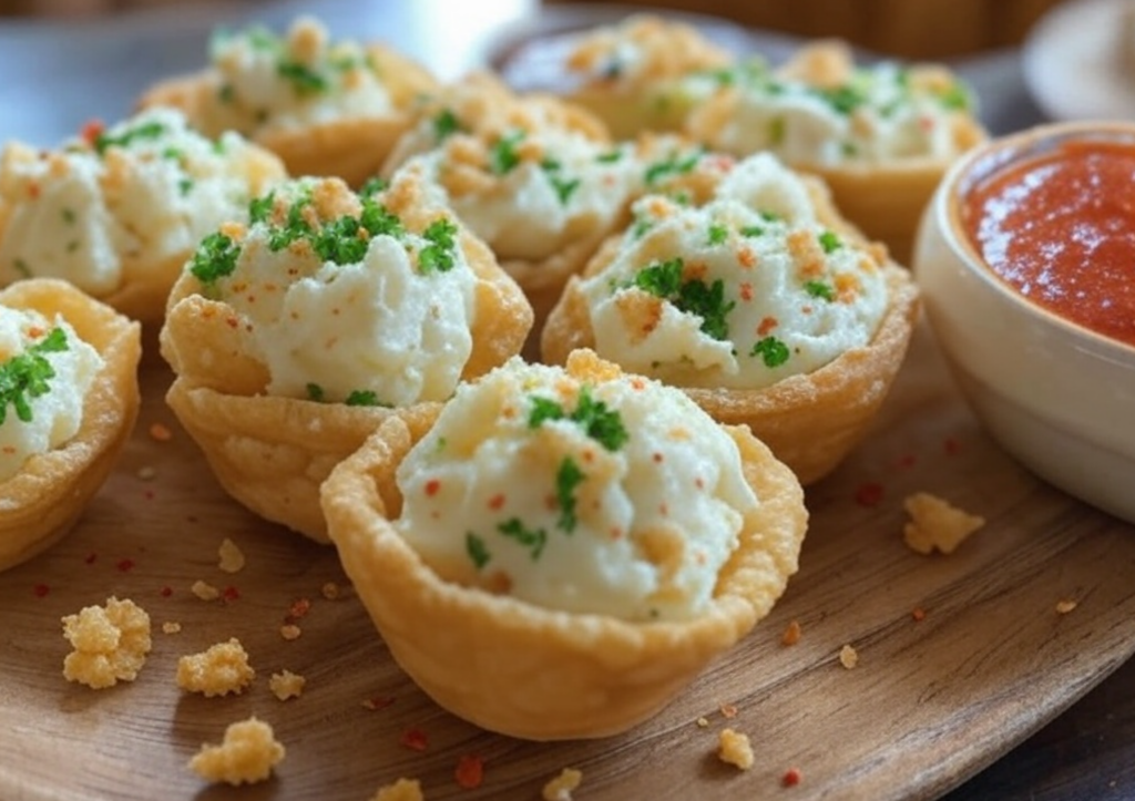 Mini Cheese Ball Recipe in Fillo Shells - Haley's Kitchen